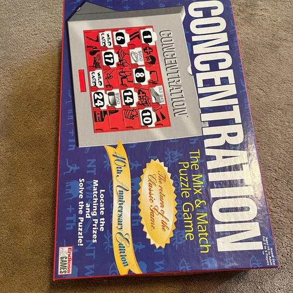 Endless Games | Games | Vintage Concentration Board Game 4th ...